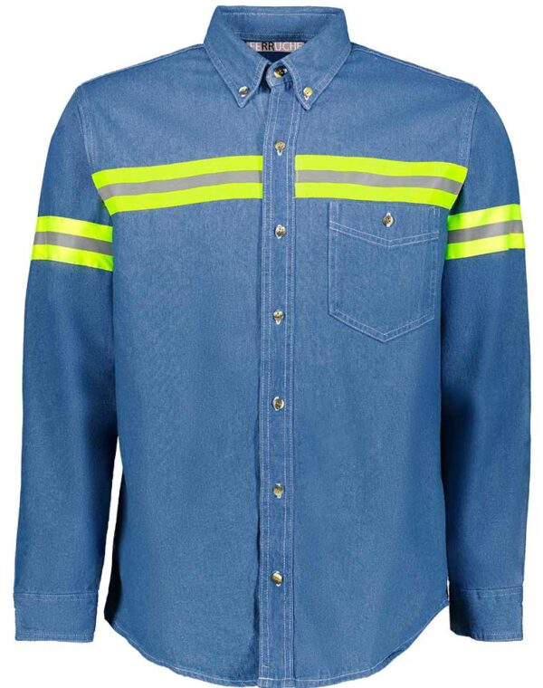 CAMISA MEZCLILLA REFLEJANTE | Camisas Ferruche | Fabricantes de ...